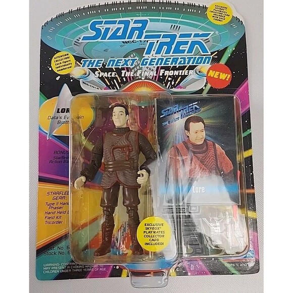 Playmates Toys | Other | Vintage Star Trek Tng Lore Datas Brother ...